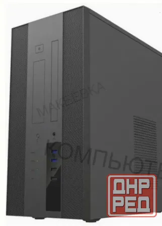 Корпус Mini-tower Powerman (ek303bk) Без бп, Mini Itx, Black, no Led ...