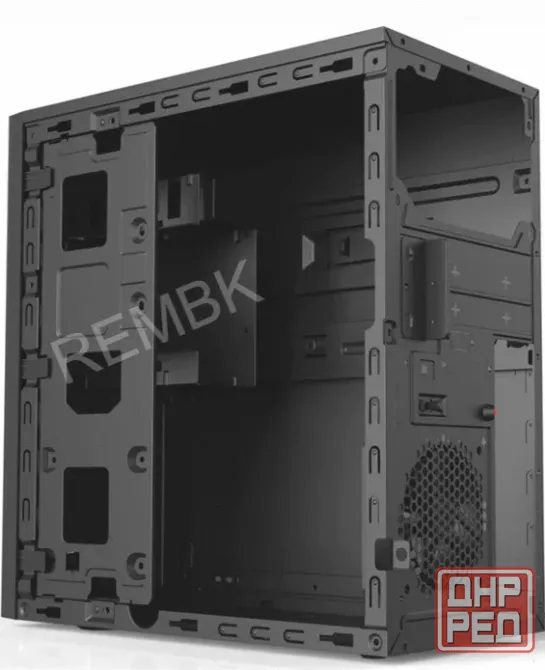 Корпус Mini-tower Powerman (ek303bk) Без бп, Mini Itx, Black, no Led ...