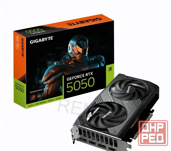Видеокарта Gigabyte Nvidia Geforce Rtx 5050 Windforce oc 8g(gv ...