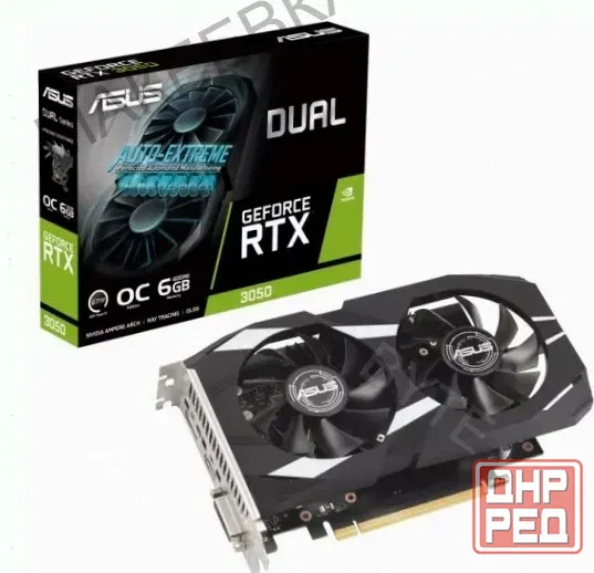 Видеокарта Asus Geforce Rtx 3050 oc Dual 6g (dual-rtx3050-o6g) - арт ...