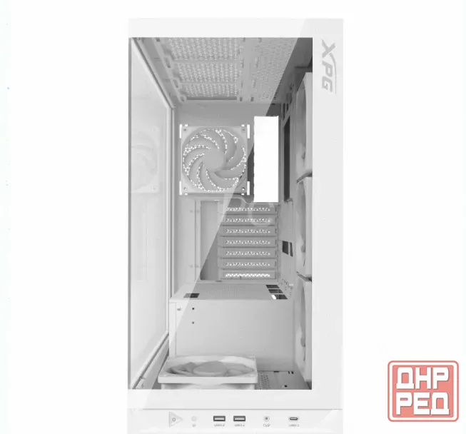 Компьютерный Корпус Xpg Invader x White (invaderxmt-whcww) Mid-tower ...